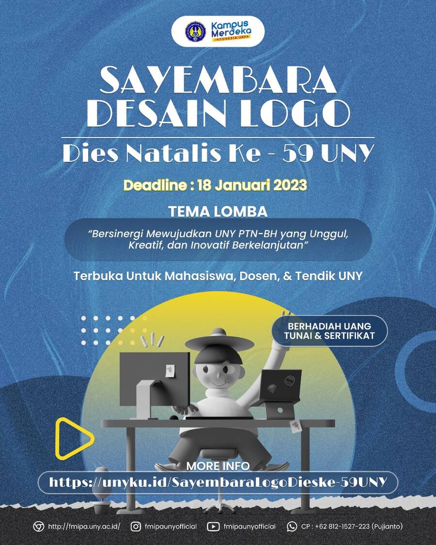 SAYEMBARA DESAIN LOGO DIES NATALIS KE–59 UNIVERSITAS NEGERI YOGYAKARTA ...